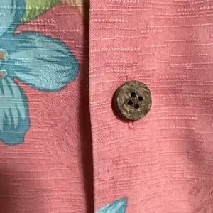 Tommy Bahama | Shirts | Tommy Bahama L 0 Silk Coral Hawaiian Camp Shirt ...
